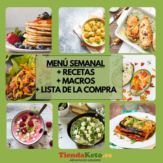 El menú semanal keto más fácil y práctico – TiendaKeto.es